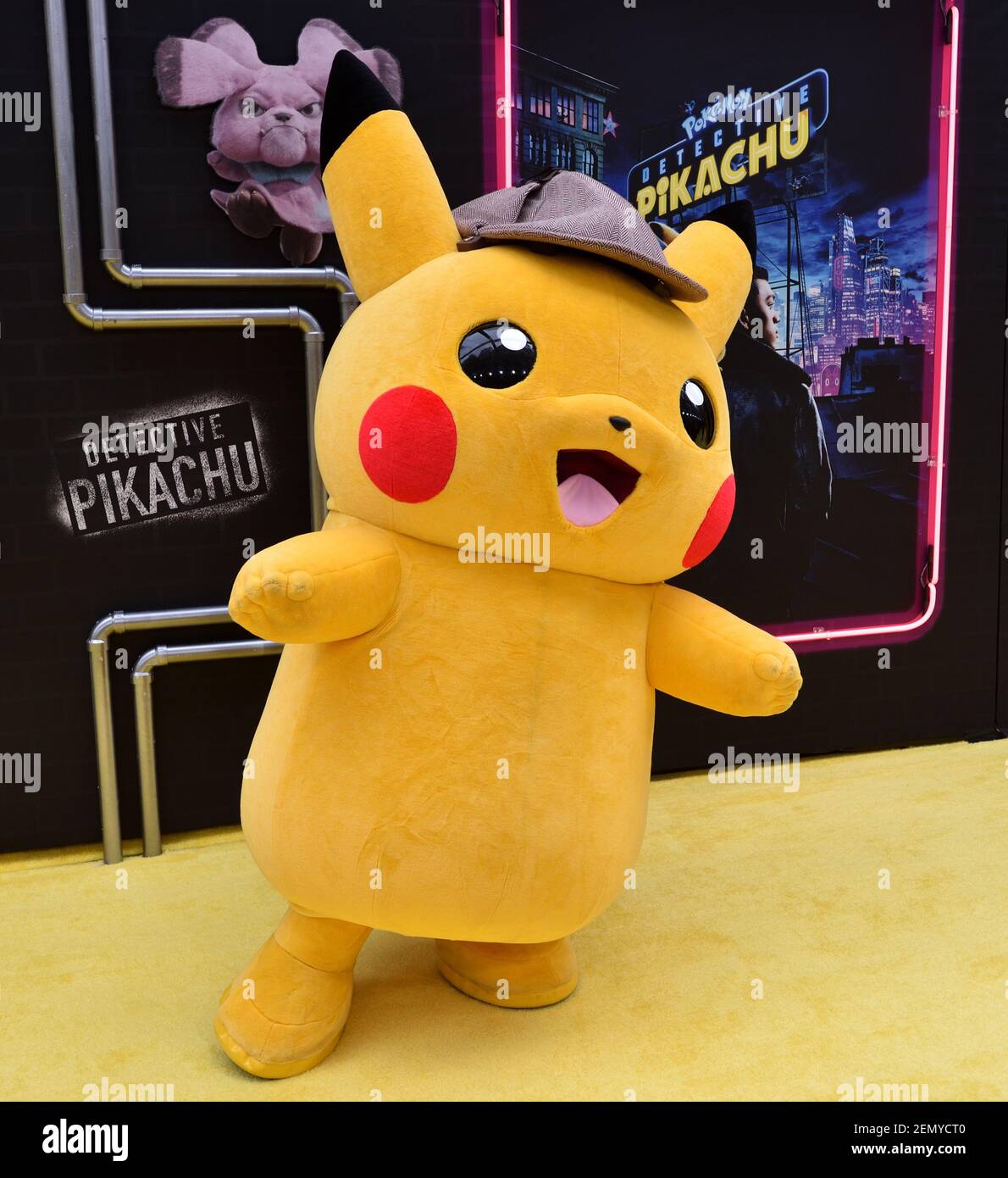 "Detective Pikachu" at the U.S. premiere of Pokemon Detective Pikachu ...