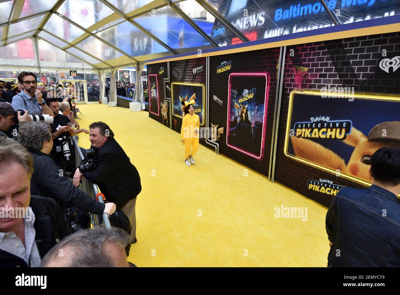 The U.S. premiere of Pokemon Detective Pikachu inTimes Square in New ...