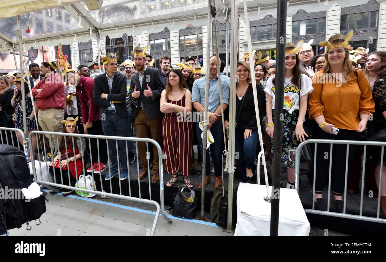 Fans attending the U.S. premiere of Pokemon Detective Pikachu in Times ...