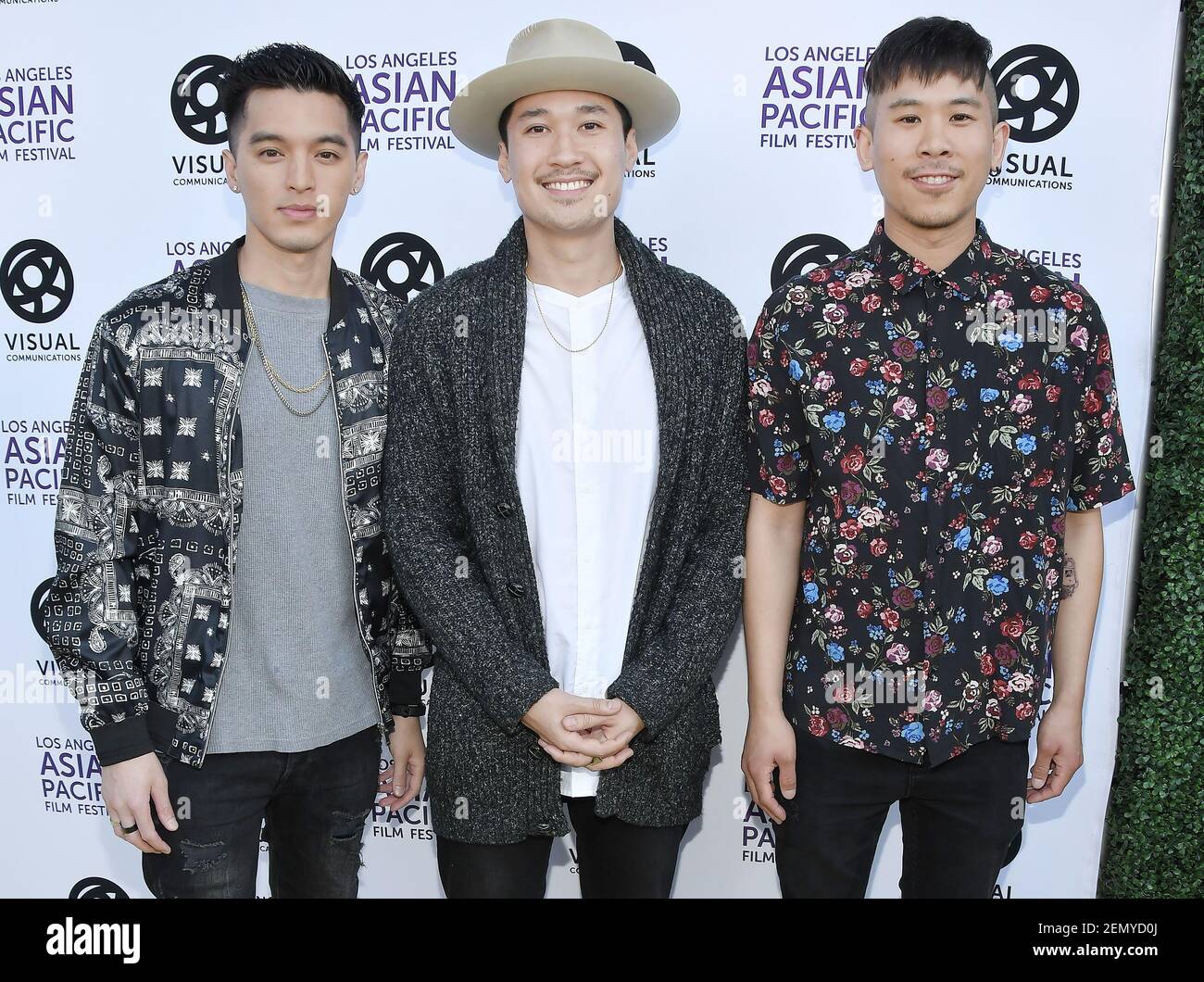 (L-R) Carlin James, Tony Tran and Lawrence Kao at the 2019 Los Angeles ...