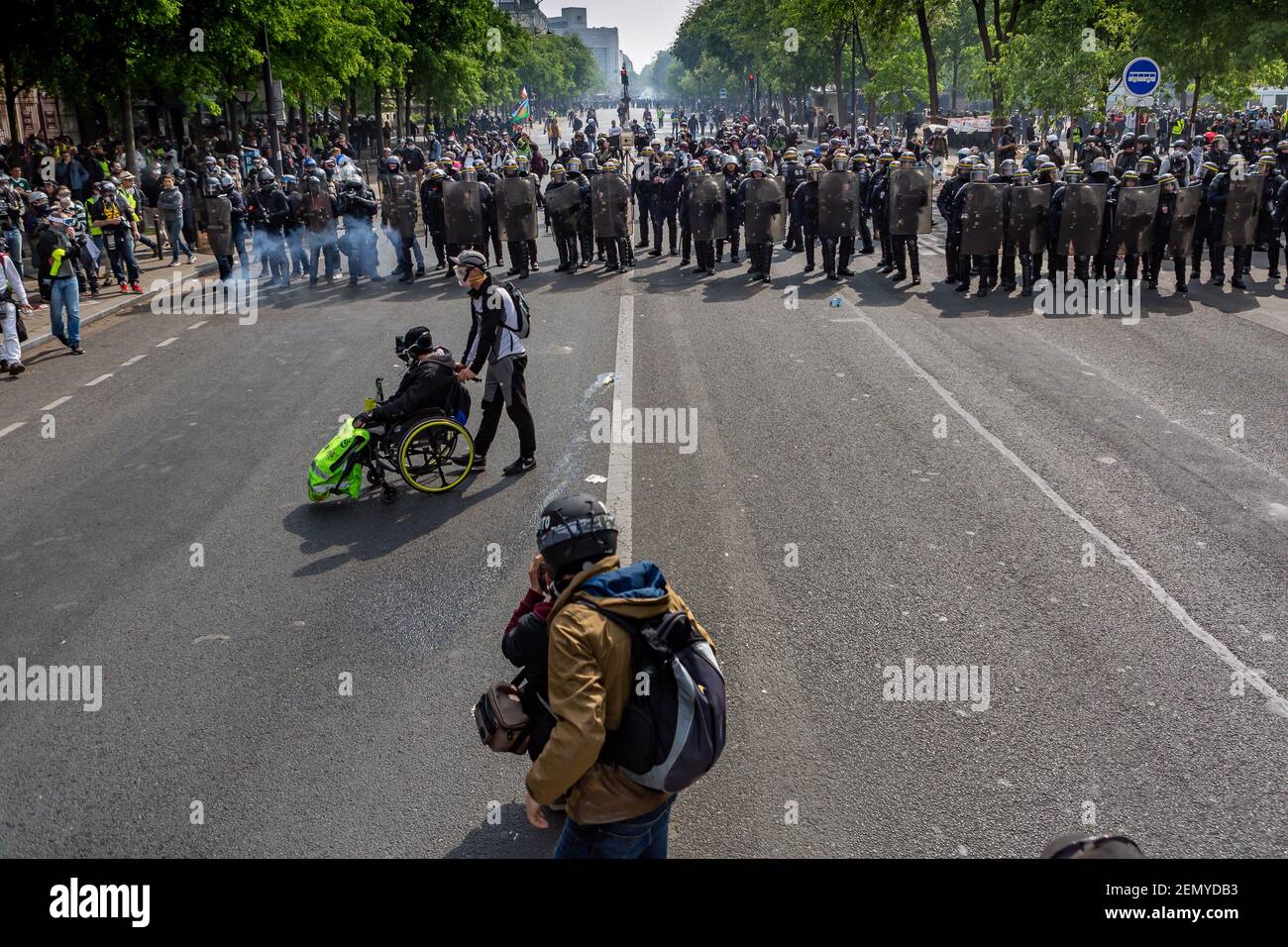 On May 1, 2019 tens of thousands of people from across France voiced ...