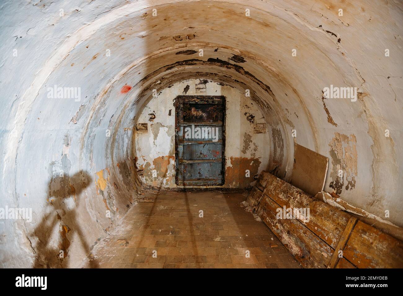 Dark abandoned Soviet bunker, echo of Cold War Stock Photo - Alamy