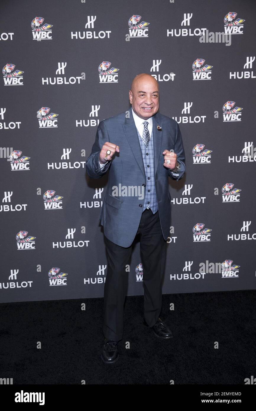 American boxing referee Joe Cortez attends the Hublot x WBC Night of ...