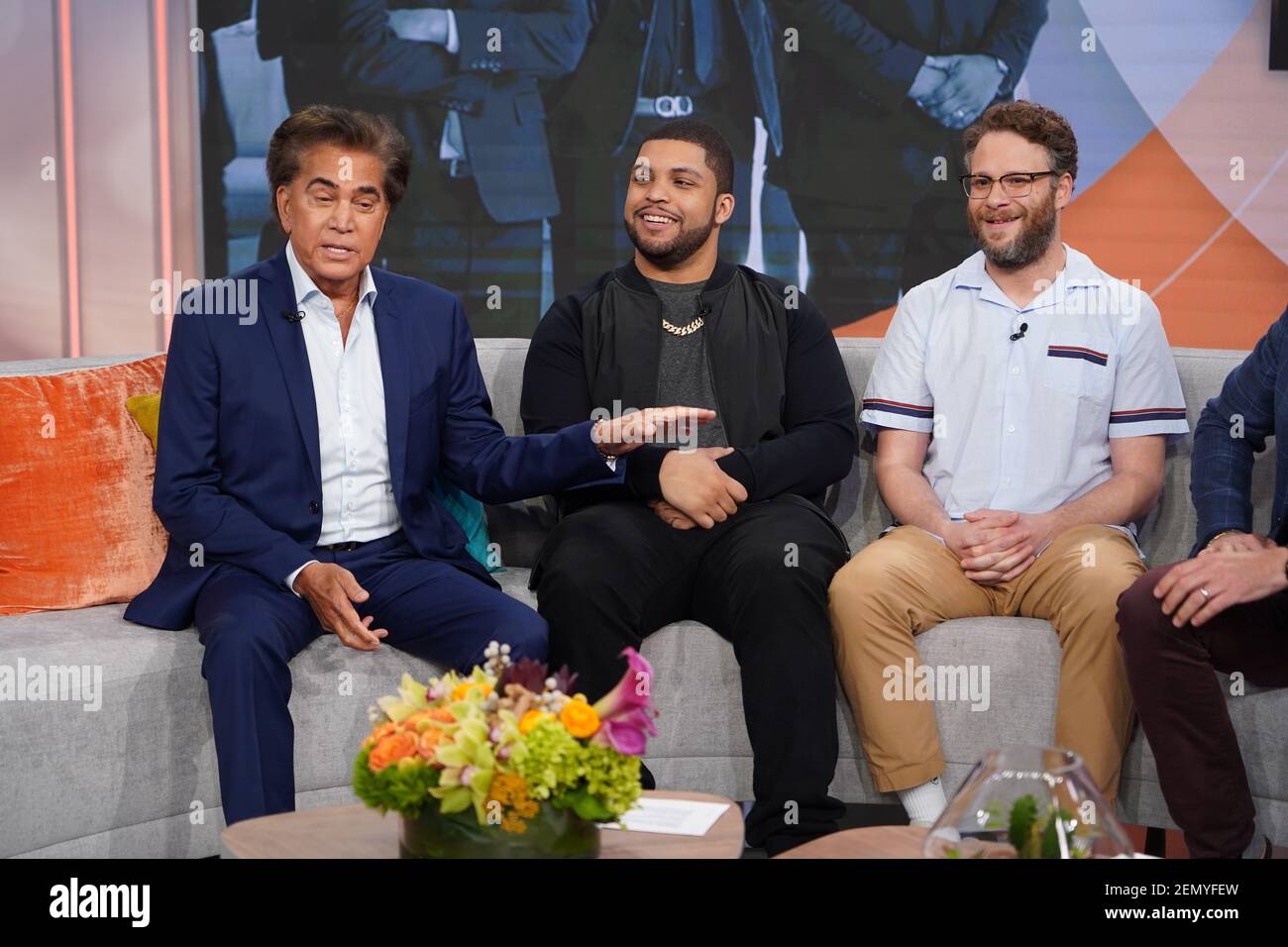 Jose Luis Rodriguez "El Puma", O'Shea Jackson and Seth Rogen visit ...