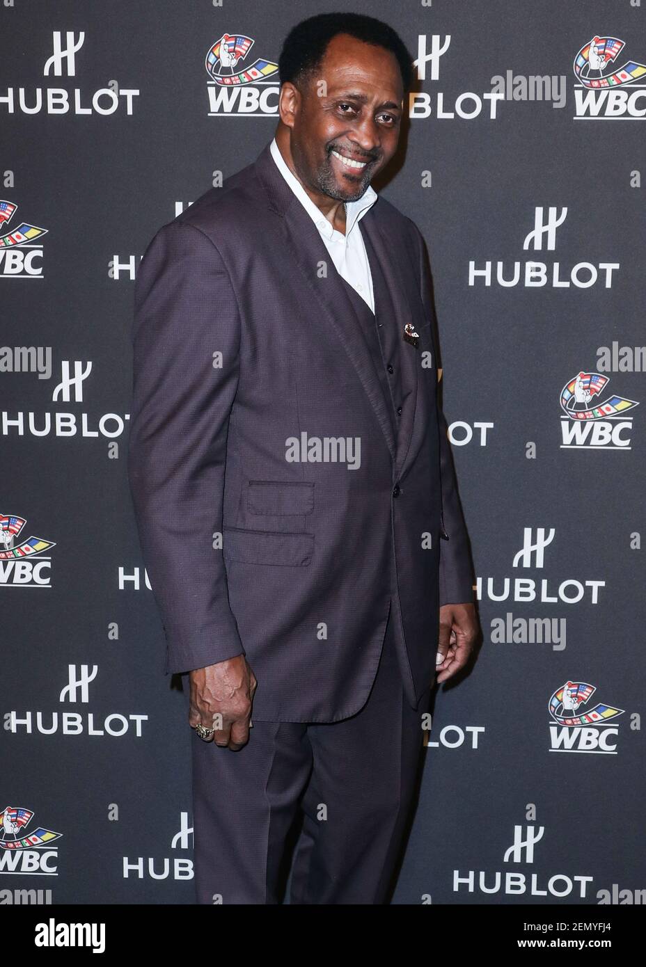 LAS VEGAS, NEVADA, USA - MAY 03: Thomas Hearns arrives at the Hublot x ...