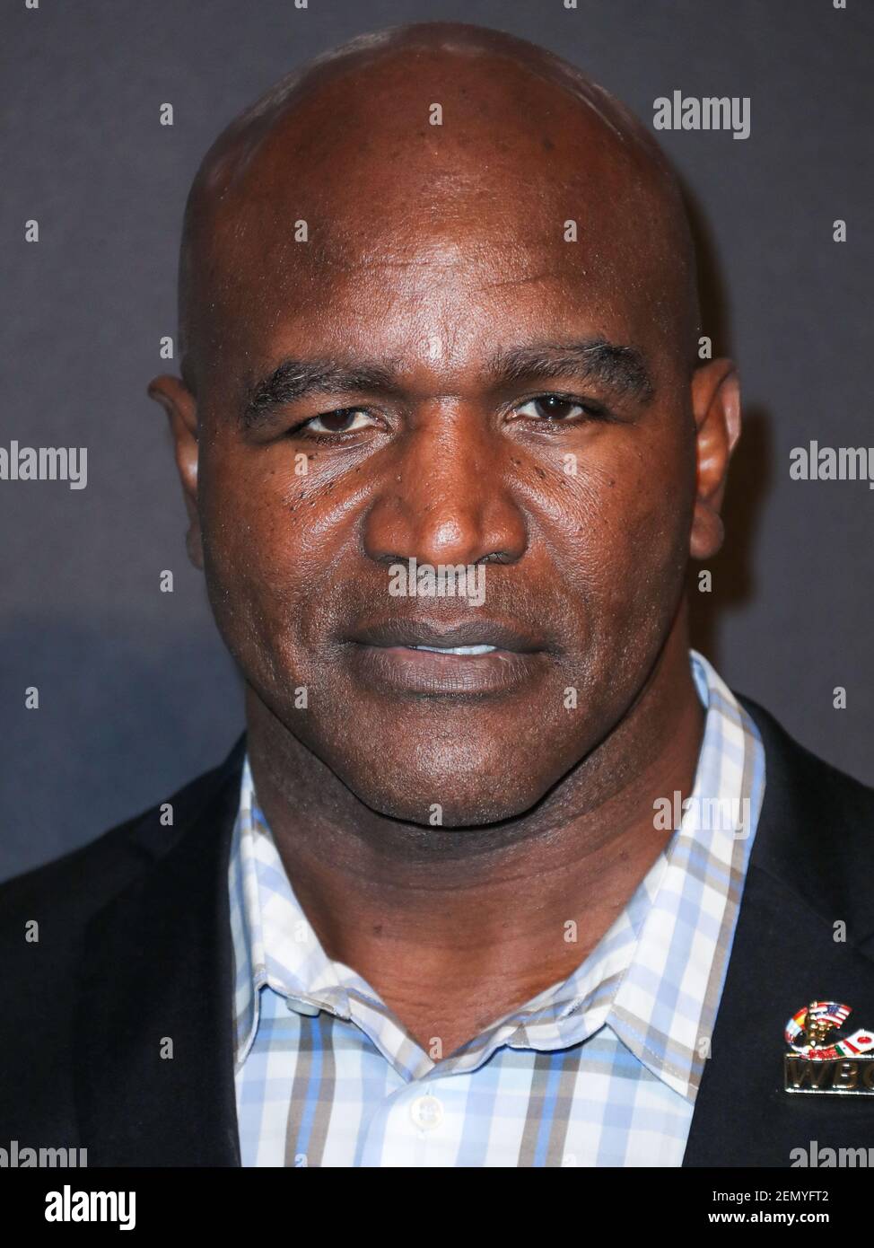 LAS VEGAS, NEVADA, USA - MAY 03: Evander Holyfield arrives at the ...