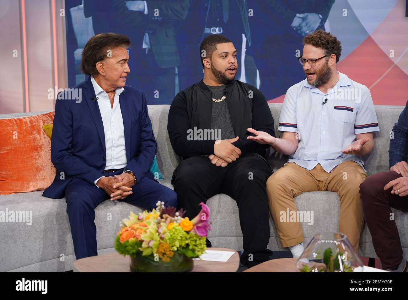 Jose Luis Rodriguez "El Puma", O'Shea Jackson and Seth Rogen visit ...