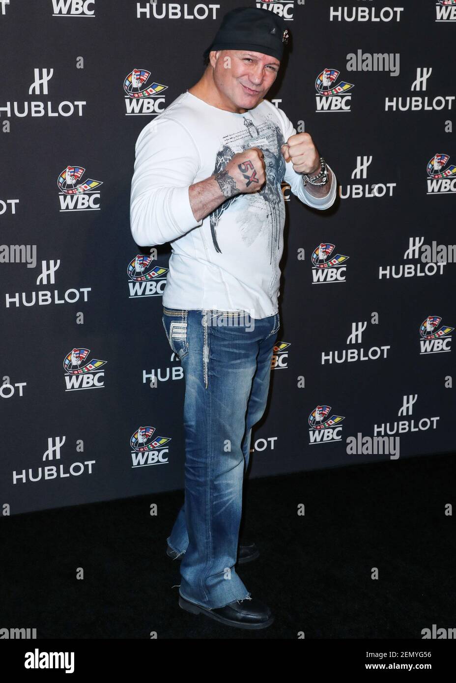 LAS VEGAS, NEVADA, USA - MAY 03: Vinny Paz arrives at the Hublot x WBC ...