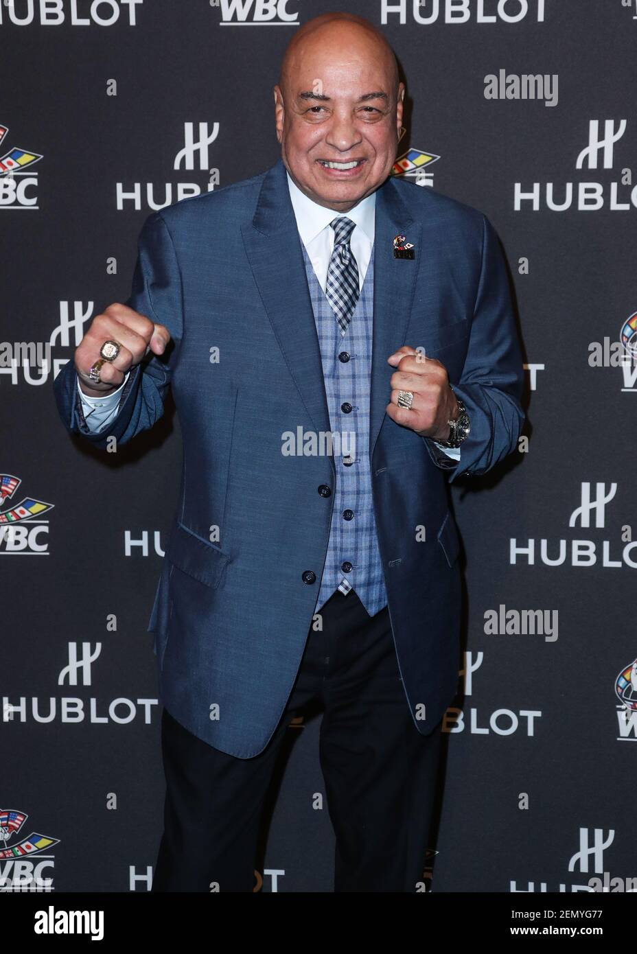 LAS VEGAS, NEVADA, USA - MAY 03: Joe Cortez arrives at the Hublot x WBC ...