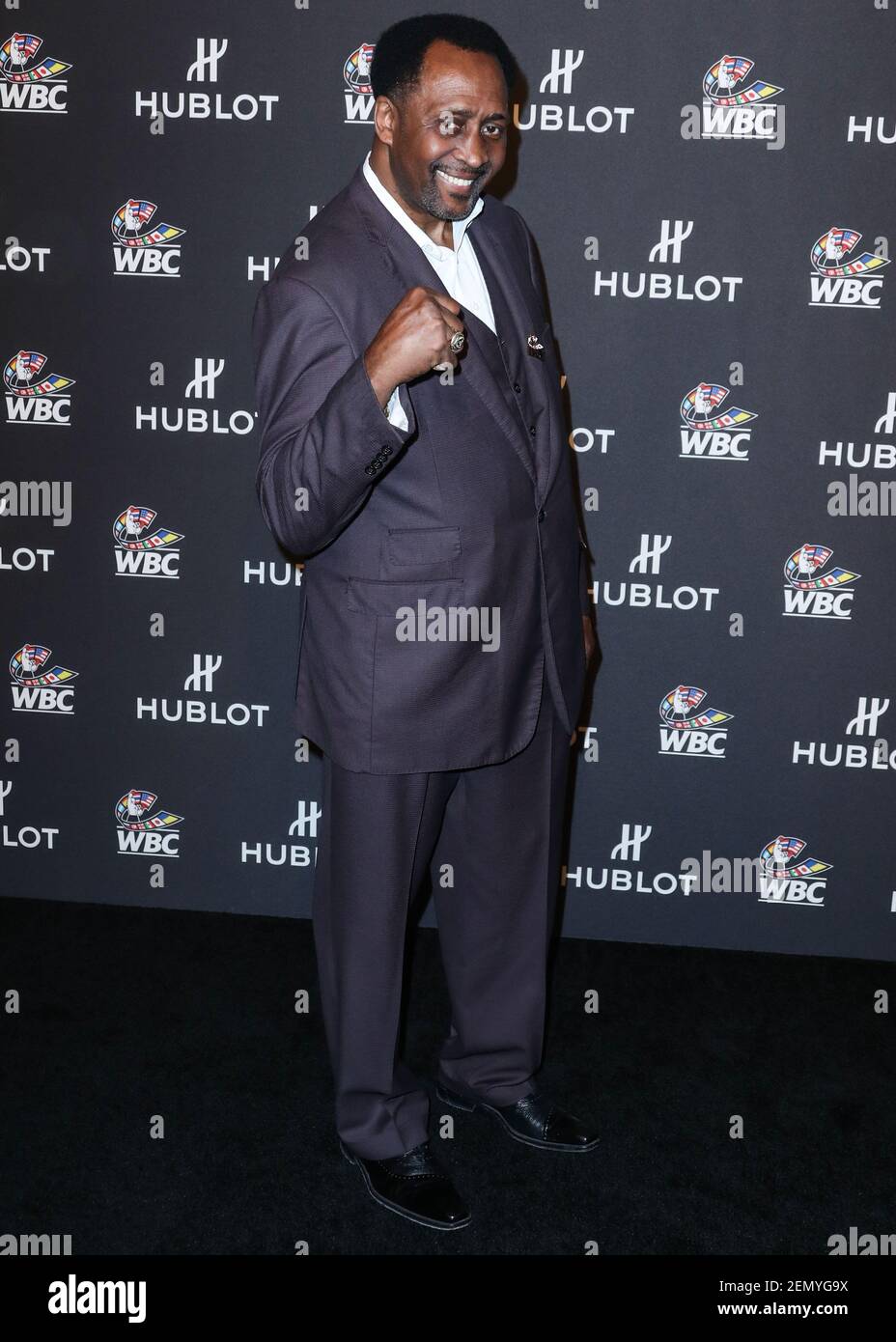 LAS VEGAS, NEVADA, USA - MAY 03: Thomas Hearns arrives at the Hublot x ...