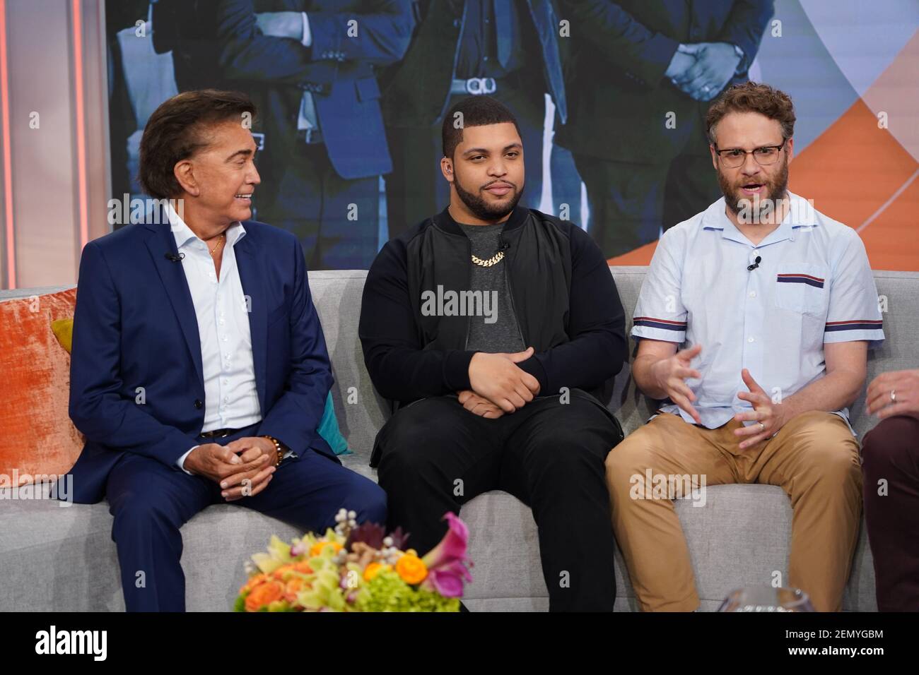 Jose Luis Rodriguez "El Puma", O'Shea Jackson and Seth Rogen visit ...