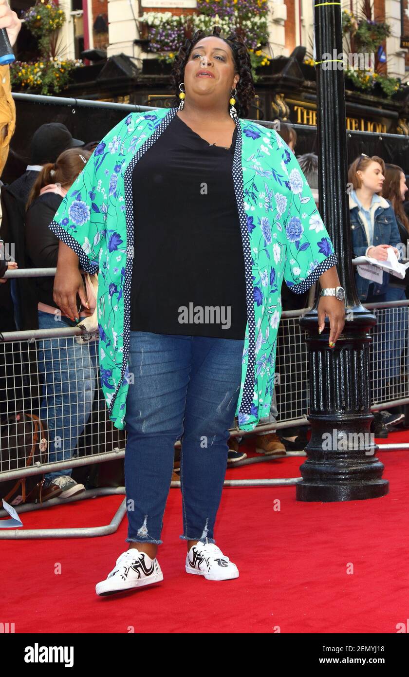 TV Presenter Alison Hammond attends as Hollywood actor Mark Wahlberg ...
