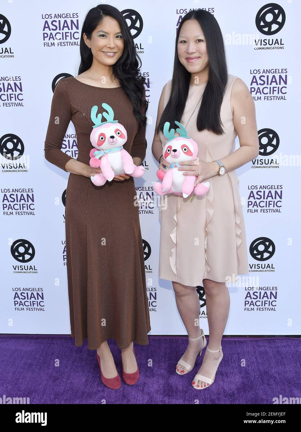(L-R) Actress Lynn Chen and Director Emily Ting at the 2019 Los Angeles ...