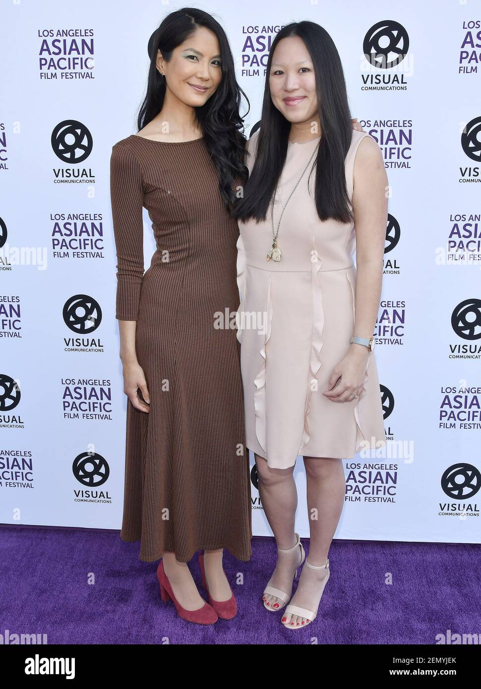 (L-R) Actress Lynn Chen and Director Emily Ting at the 2019 Los Angeles ...