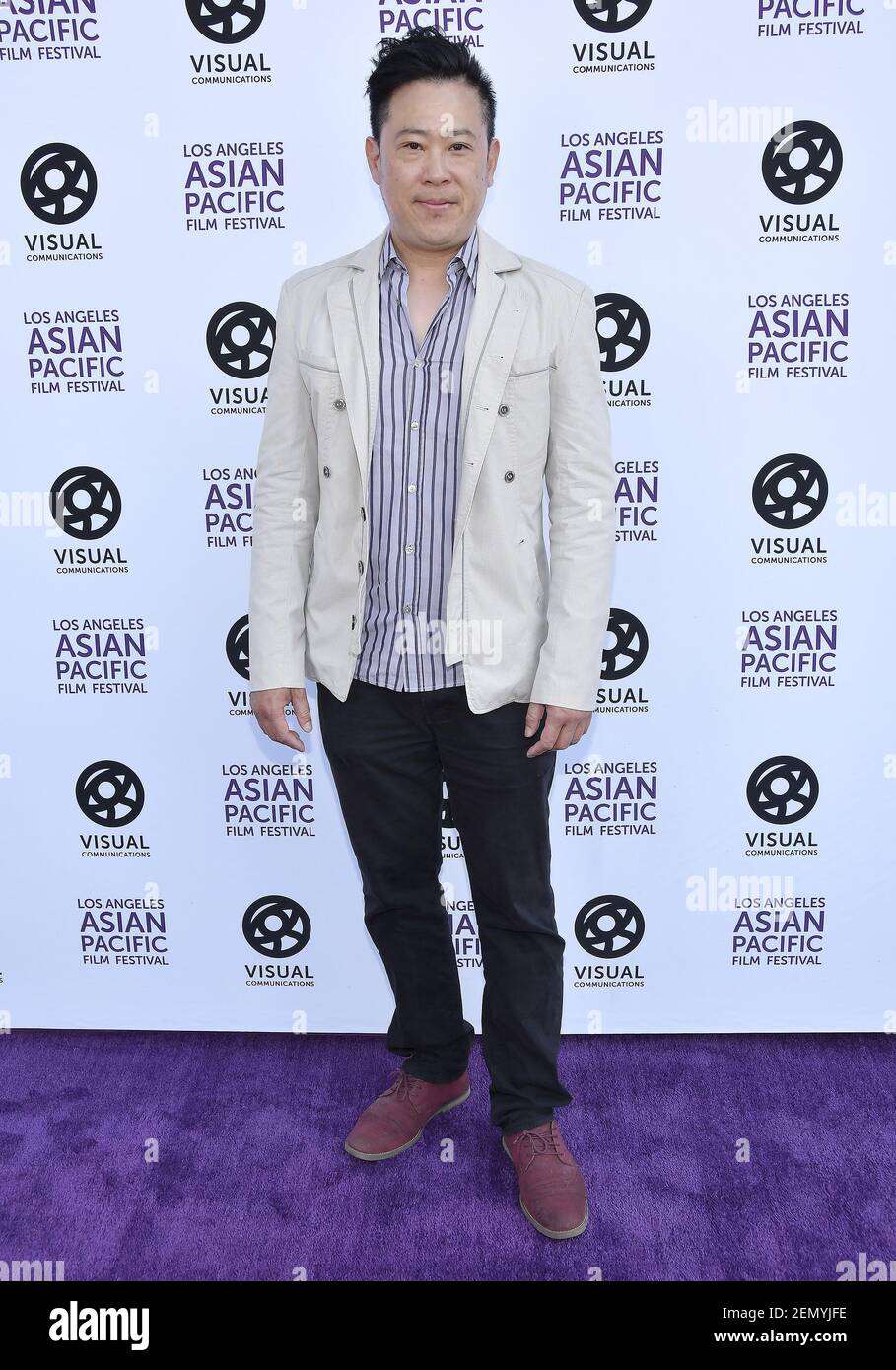 Composer Timo Chen at the 2019 Los Angeles Asian Pacific Film Festival ...