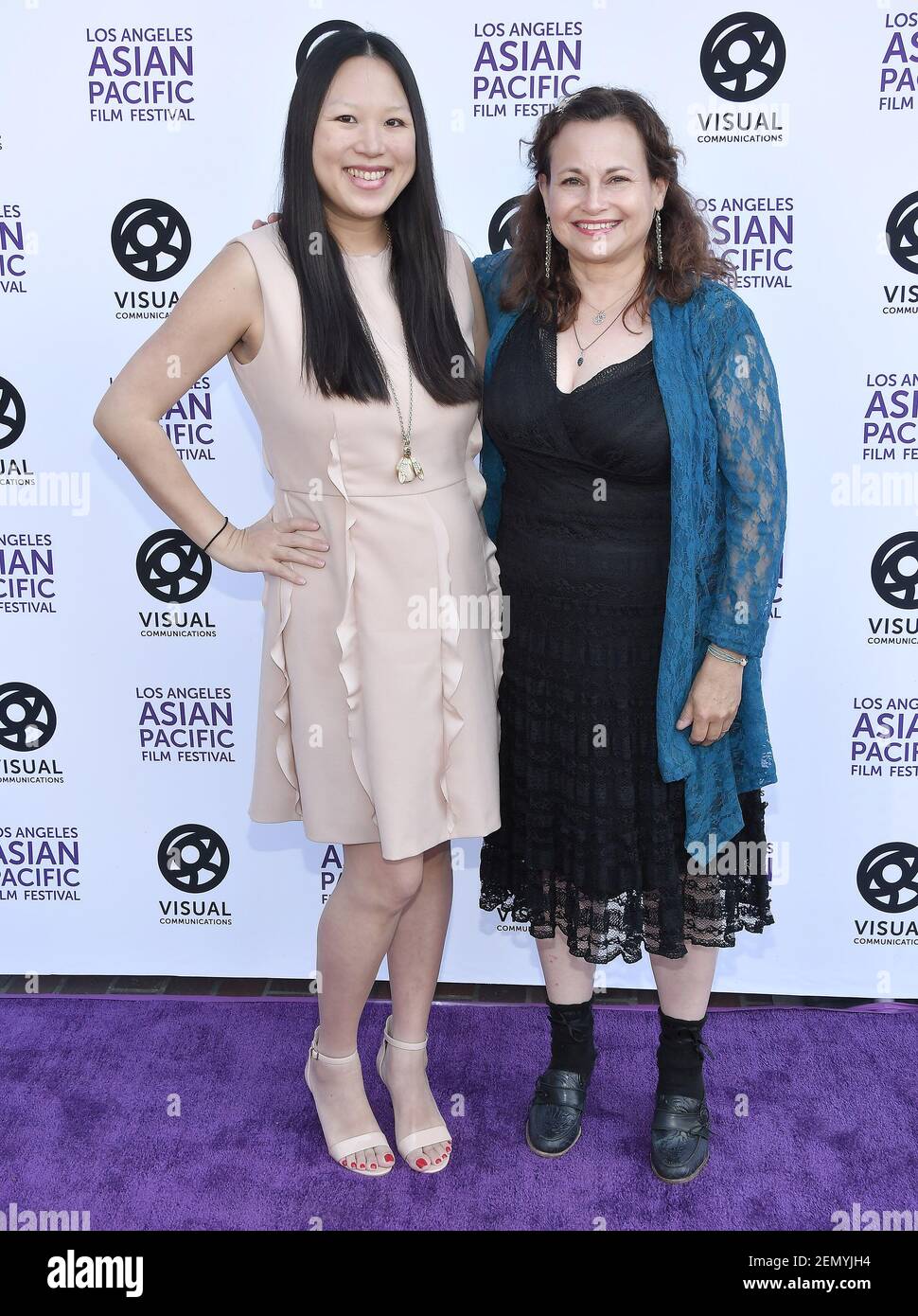 (L-R) Director Emily Ting and Amy Lippens at the 2019 Los Angeles Asian ...