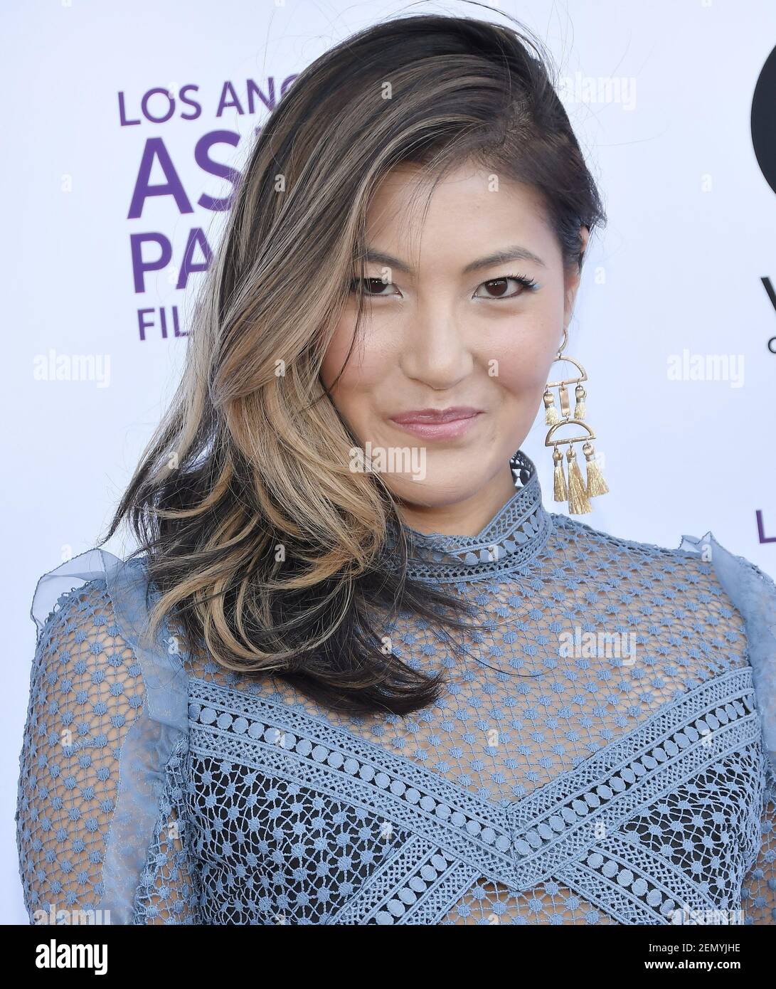 Actress Akemi Look at the 2019 Los Angeles Asian Pacific Film Festival ...