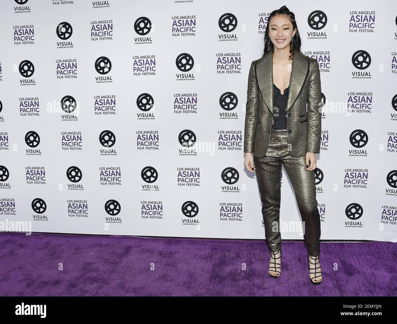 Actress Tiffany Chu at the 2019 Los Angeles Asian Pacific Film Festival ...