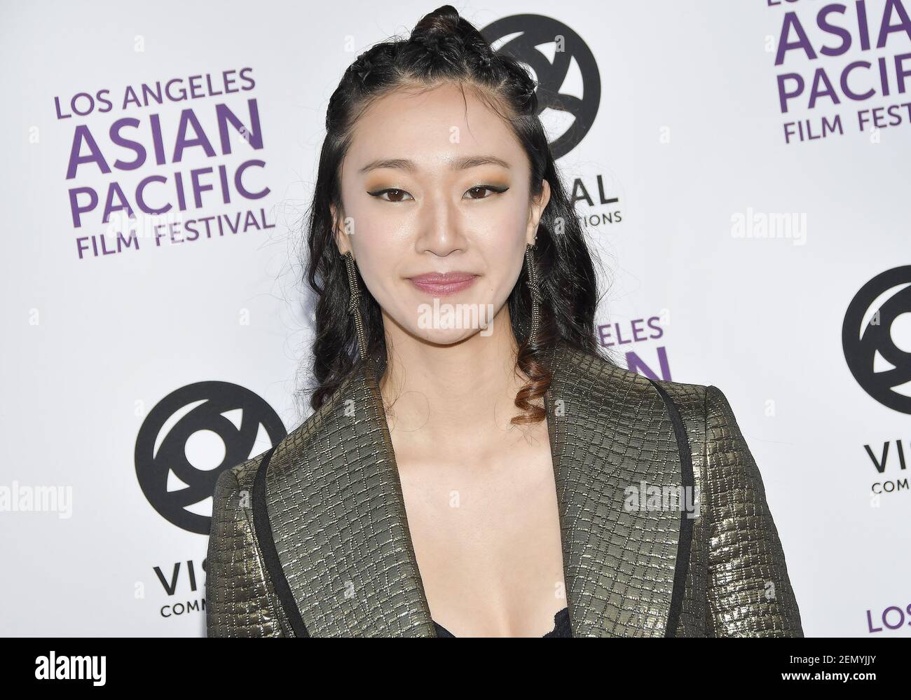 Actress Tiffany Chu at the 2019 Los Angeles Asian Pacific Film Festival ...