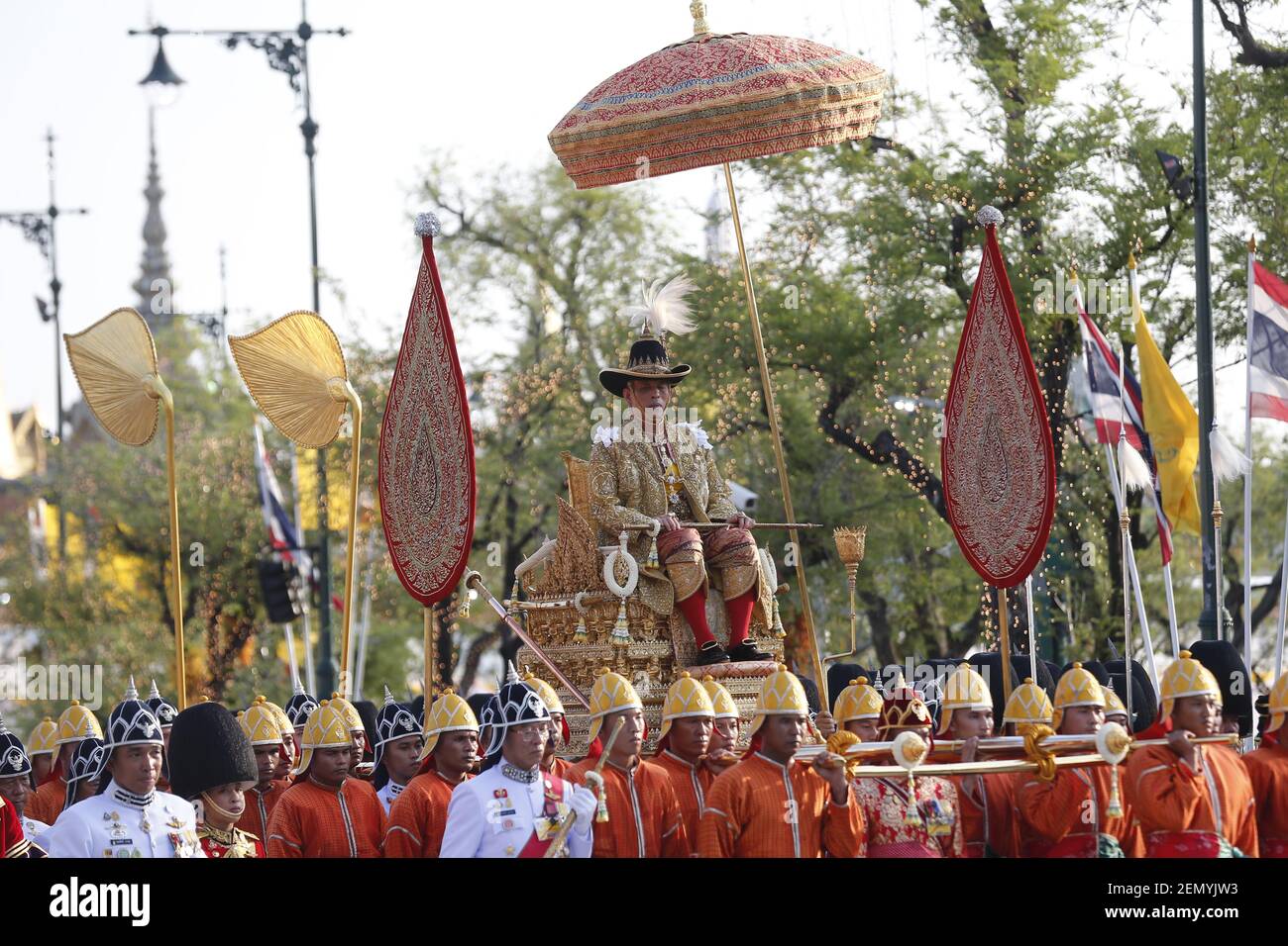Thailand's King Maha Vajiralongkorn Bodindradebayavarangkun (Rama X) is ...