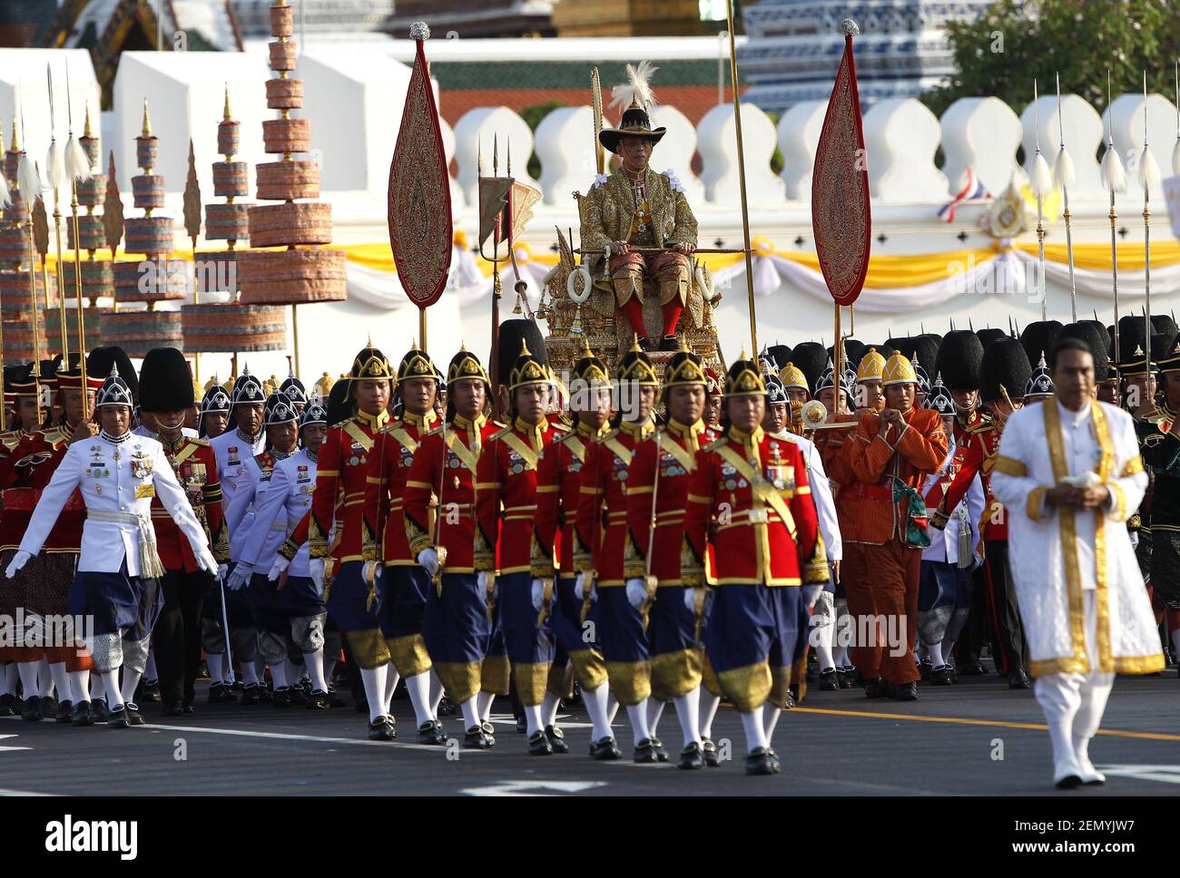Thailand's King Maha Vajiralongkorn Bodindradebayavarangkun (Rama X) is ...