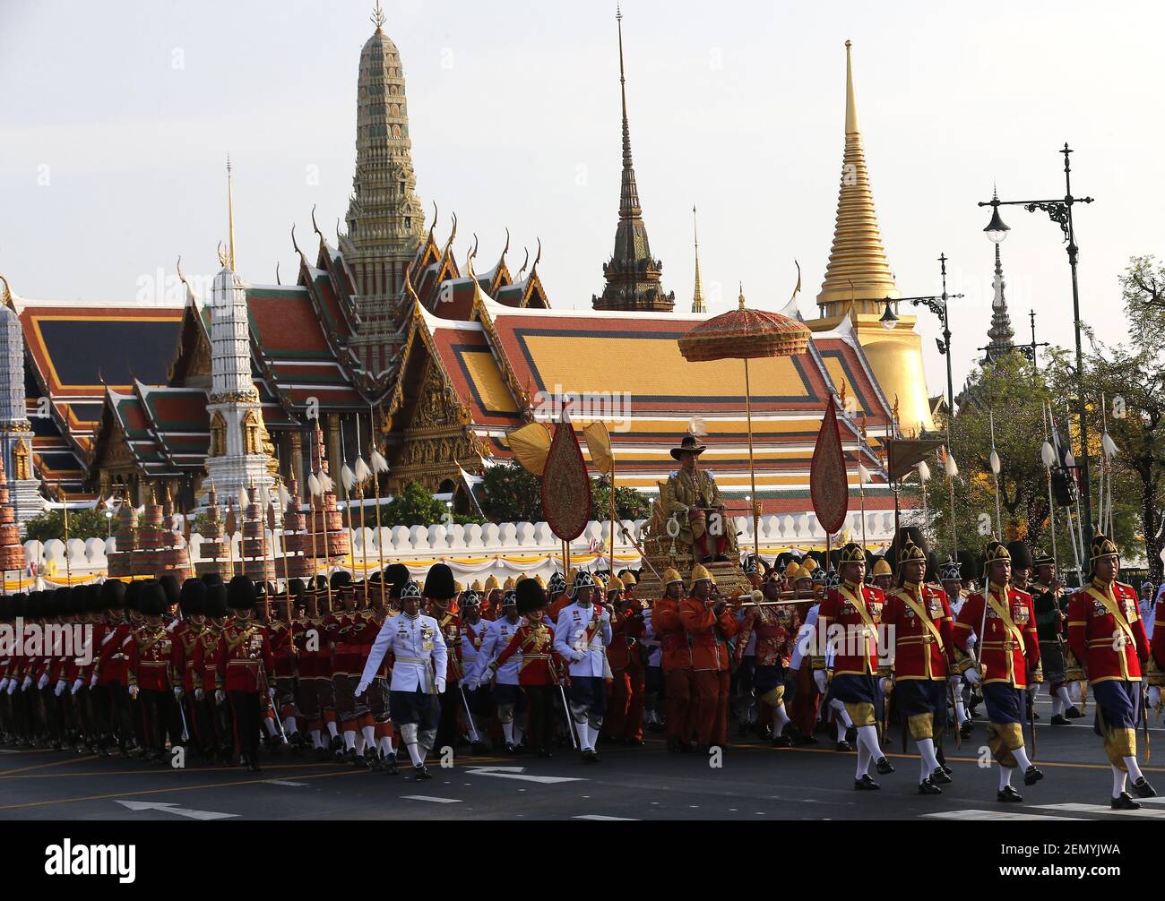 Thailand's King Maha Vajiralongkorn Bodindradebayavarangkun (Rama X) is ...