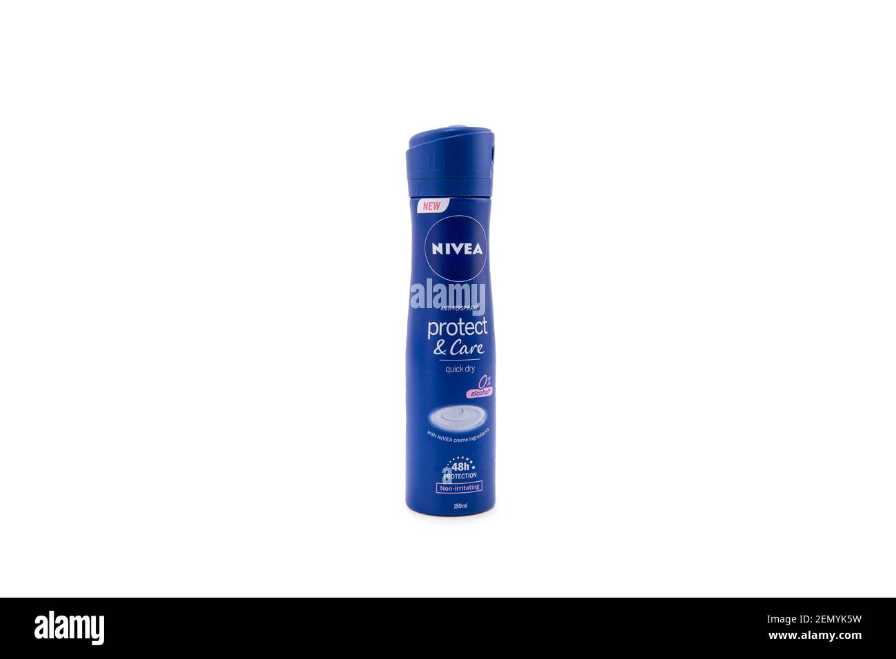 Nivea Nourishing Body Lotion on isolated white background Stock Photo ...