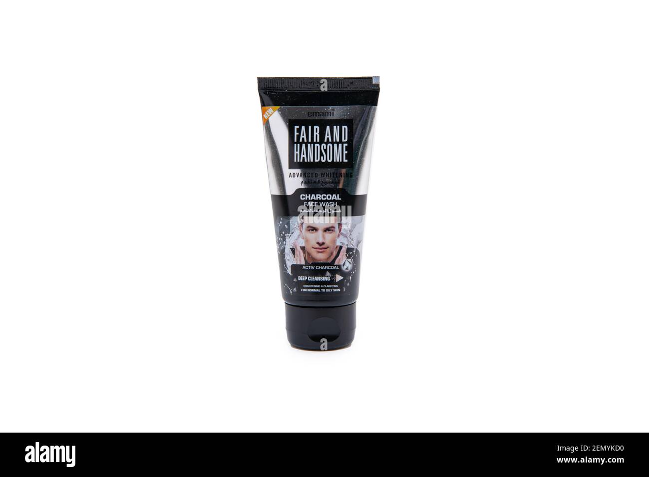 Fair and Handsome Face wash tube on isolated background Stock Photo - Alamy