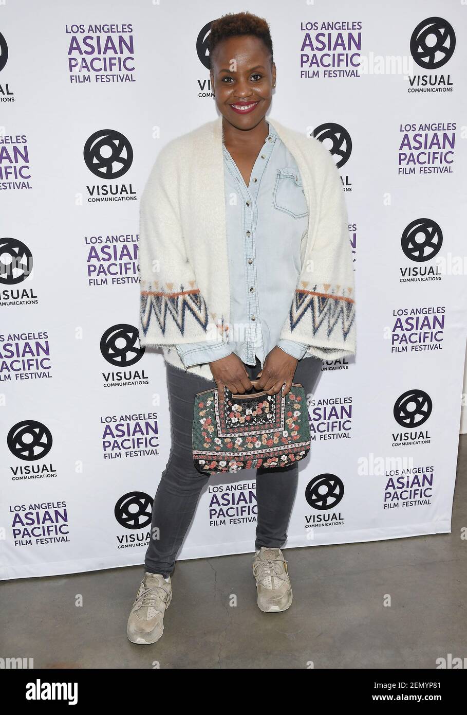 Haneefah Wood at the 2019 Los Angeles Asian Pacific Film Festival ...