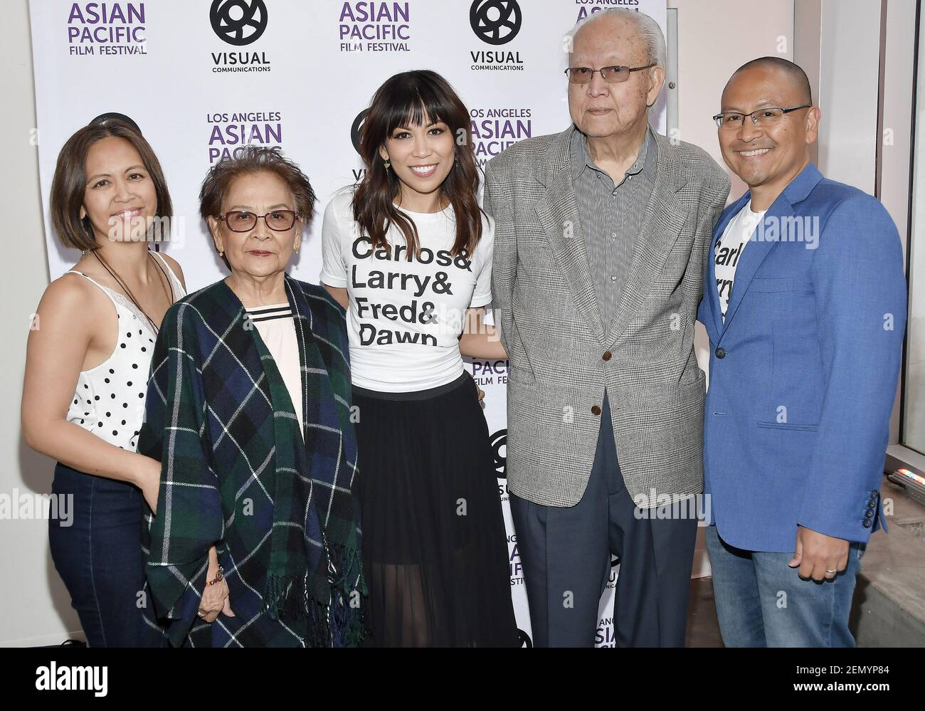 Director/Writer/Actress Tess Paras and Family at the 2019 Los Angeles ...