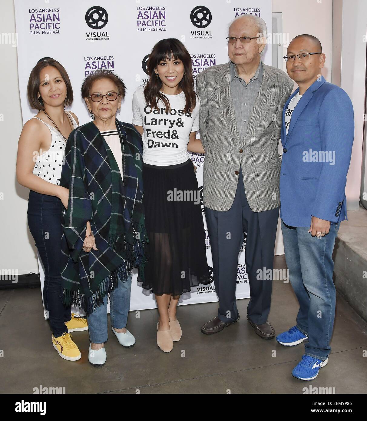 Director/Writer/Actress Tess Paras and Family at the 2019 Los Angeles ...