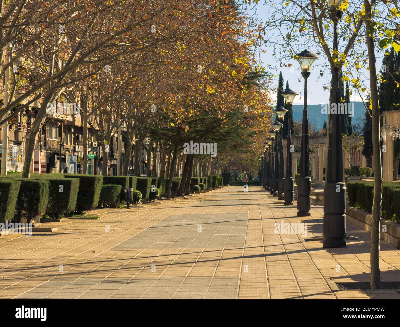 Paseo de San Gregorio in Puertollano. Ciudad Real, Spain Stock Photo ...
