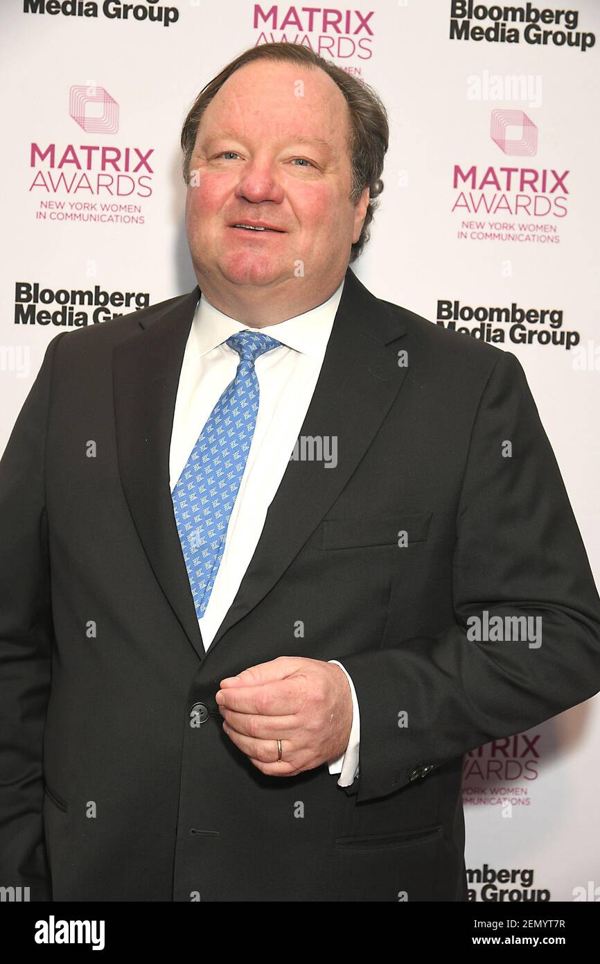 Bob Bakish, of Viacom, attends the 2019 Matrix Awards-honoring Women ...