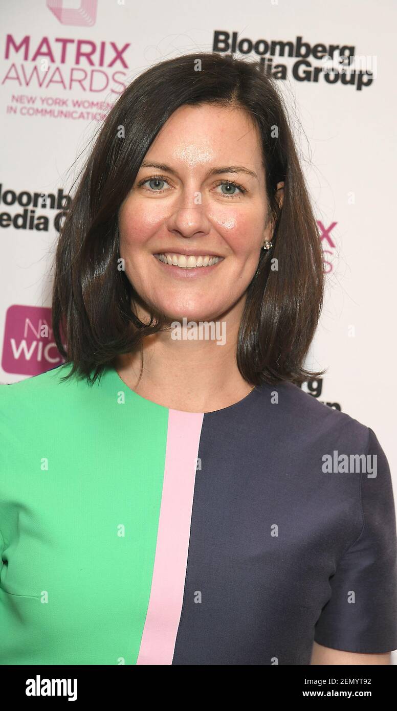 Sara Personette, of Twitter, attends the 2019 Matrix Awards-honoring ...