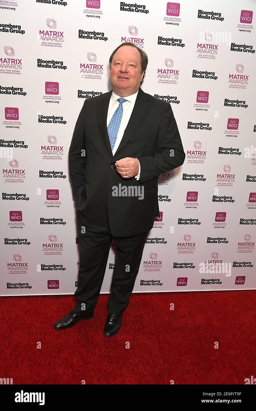 Bob Bakish, of Viacom, attends the 2019 Matrix Awards-honoring Women ...