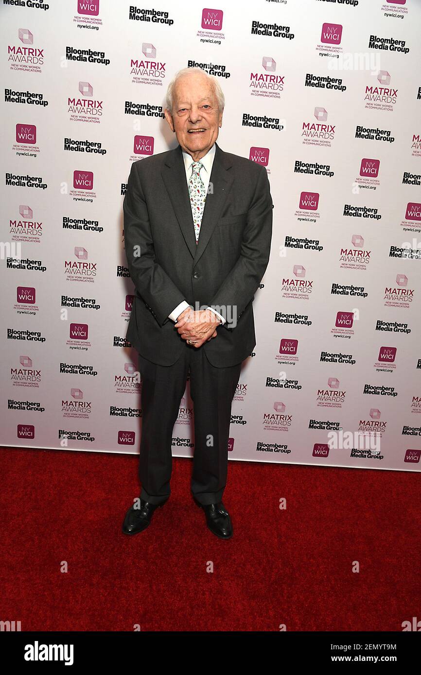 Bob Scheiffer of CBS attends the 2019 Matrix Awards-honoring Women Who ...