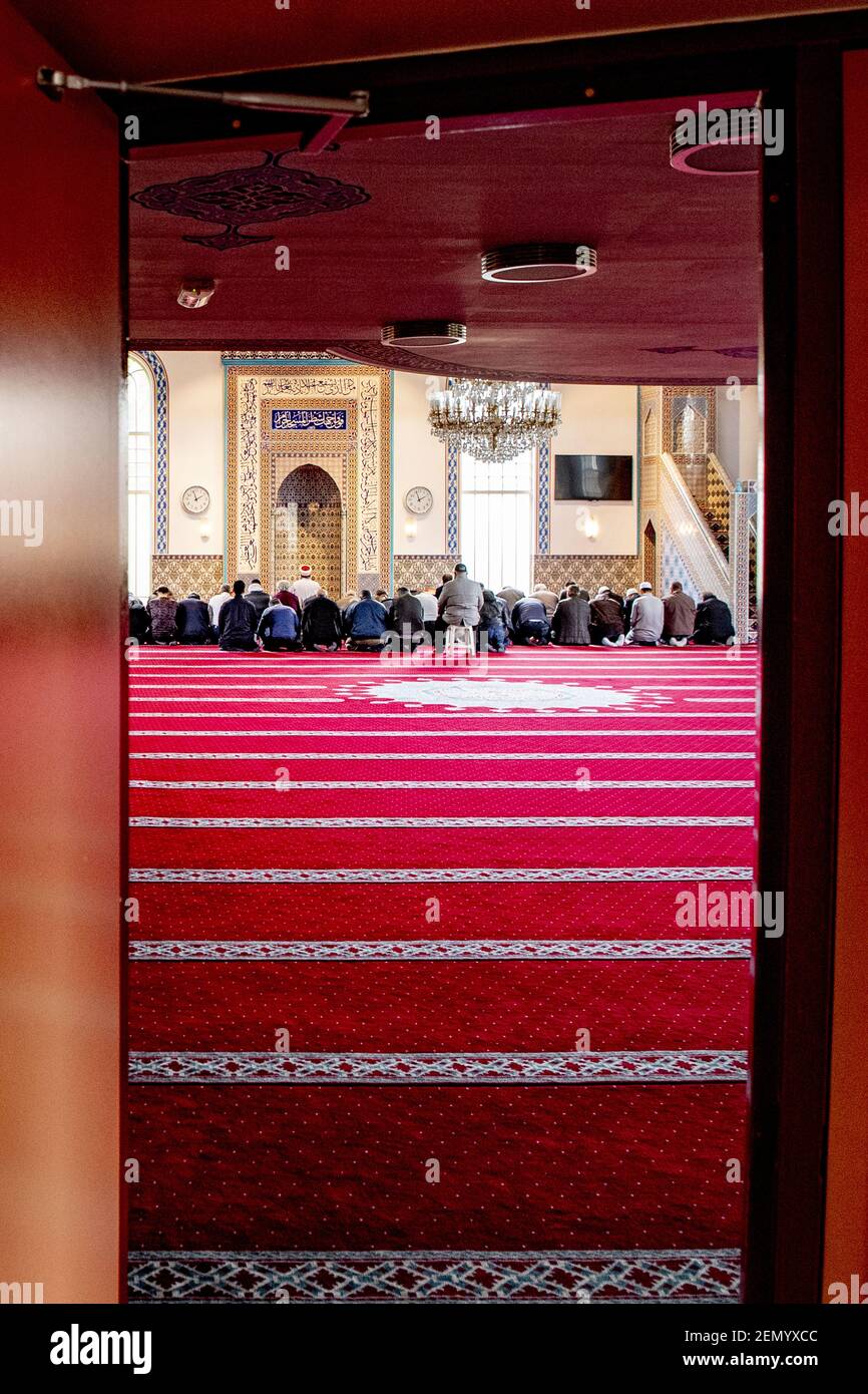 ROTTERDAM - Start of the ramadan in the Mevlana mosque in Rotterdam on ...