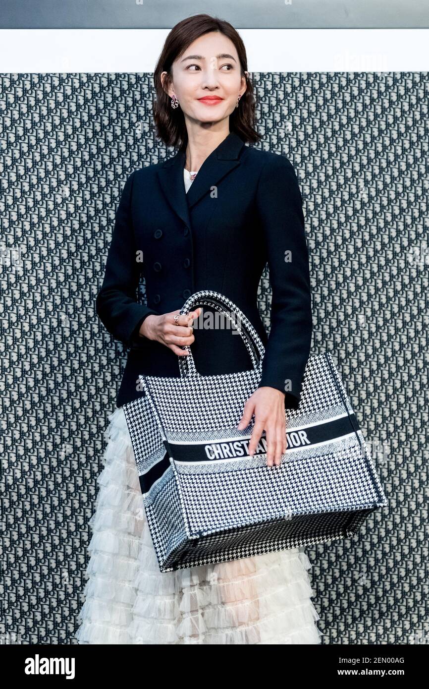 Chinese actress Wang Likun attends a Dior event in Shanghai, China, 7 ...