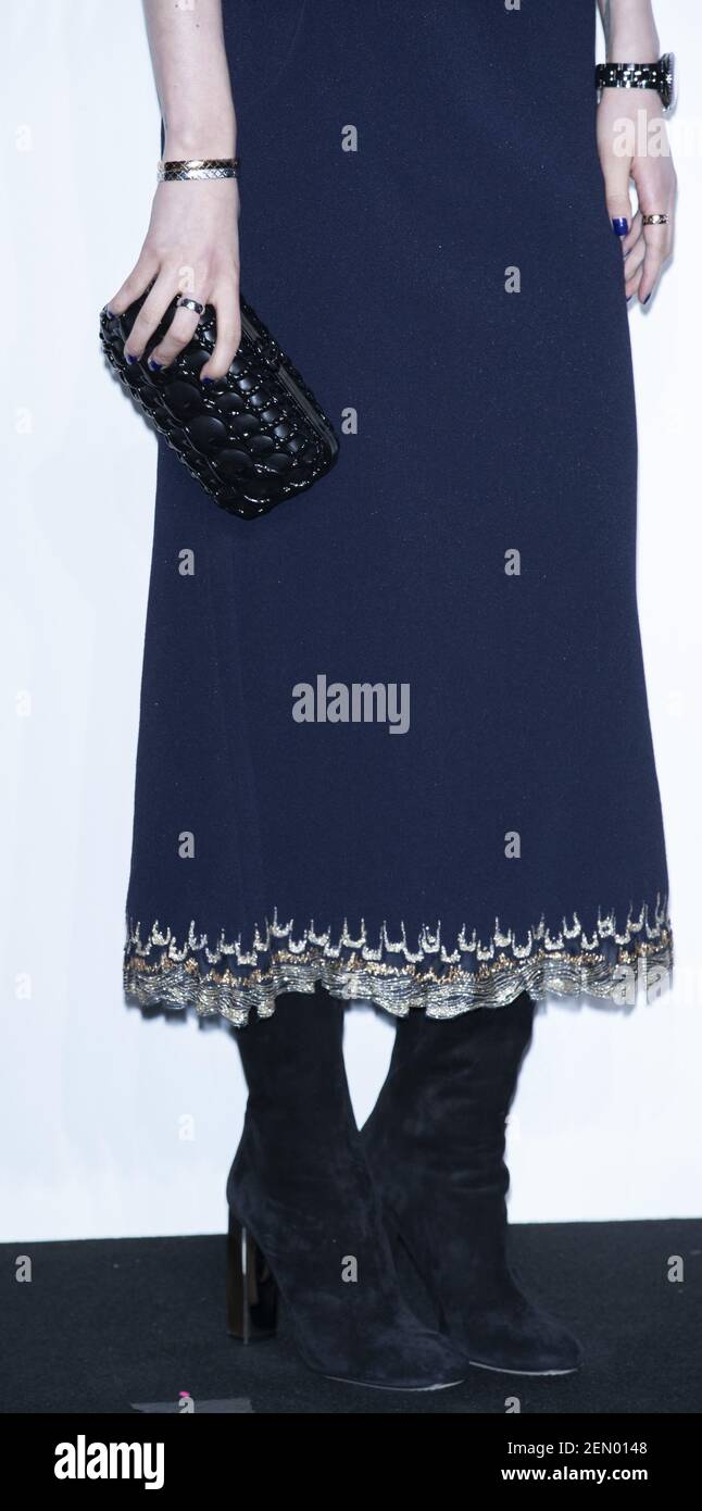 South Korean model Irene Kim, attends a photocall for the Fashion Brand ...