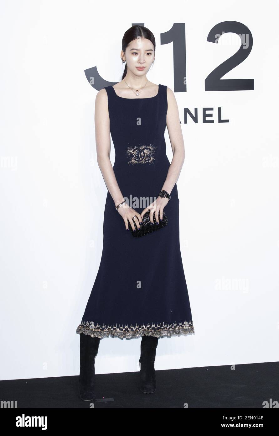South Korean model Irene Kim, attends a photocall for the Fashion Brand ...