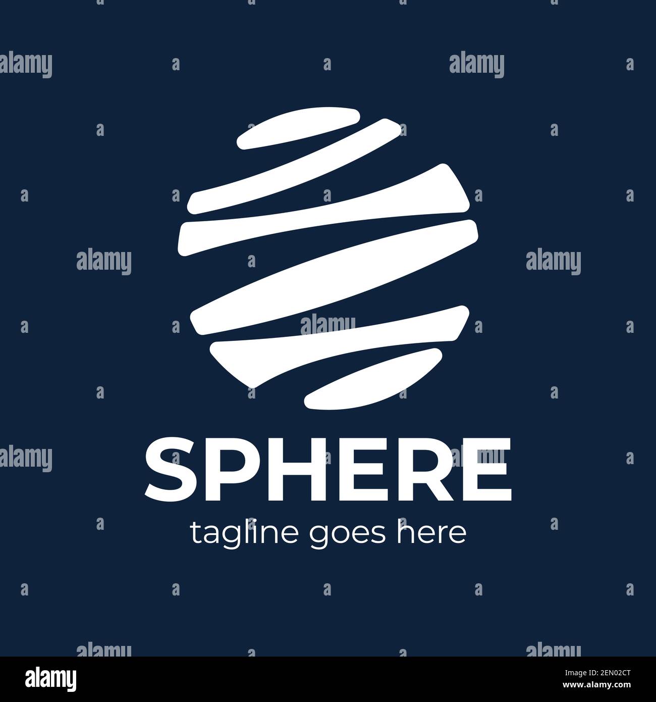 Application - vector business logo concept illustration. white abstract ...