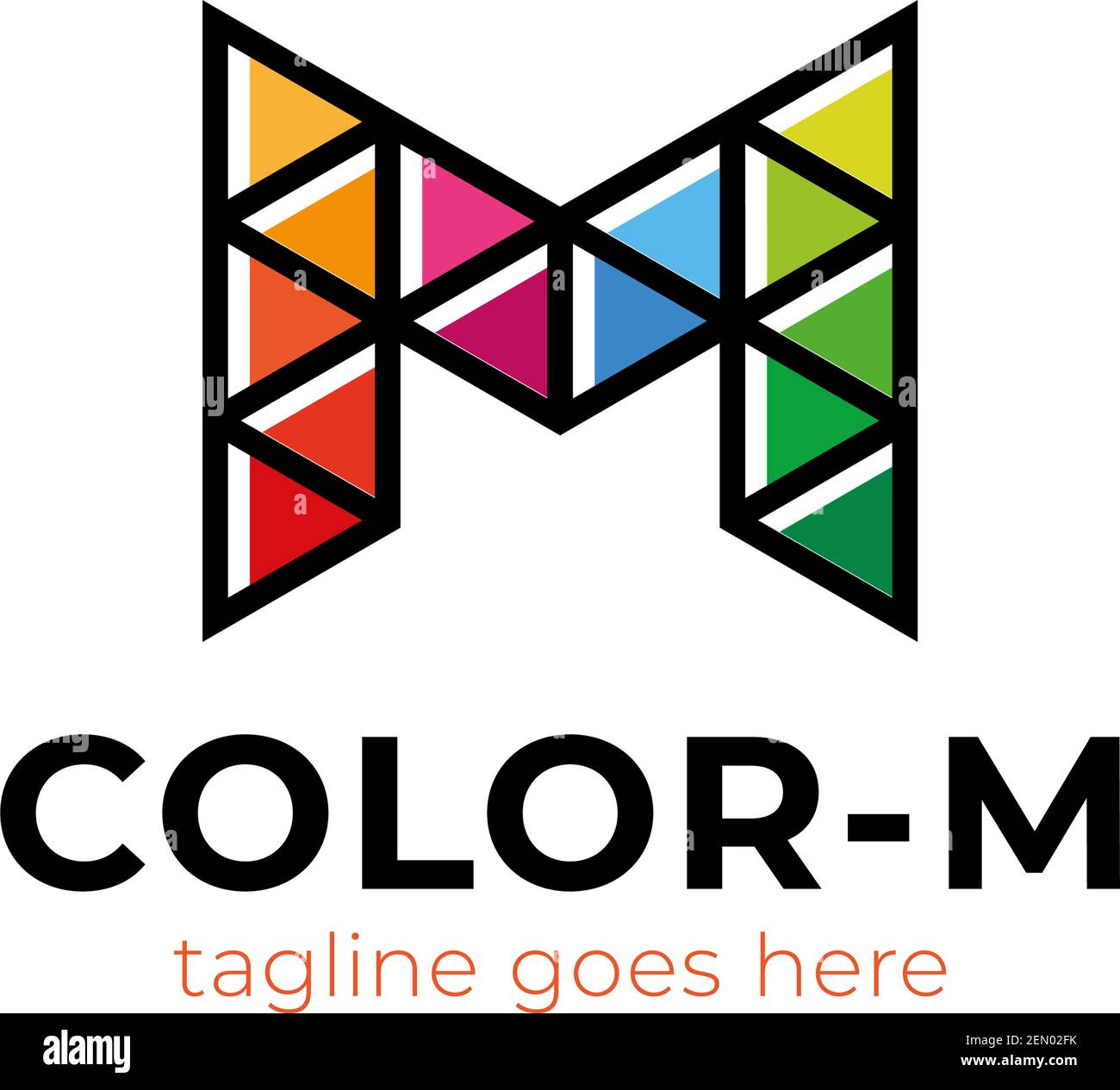 Creative poly letter m vector logo. Simple Modern stylish triangle poly ...