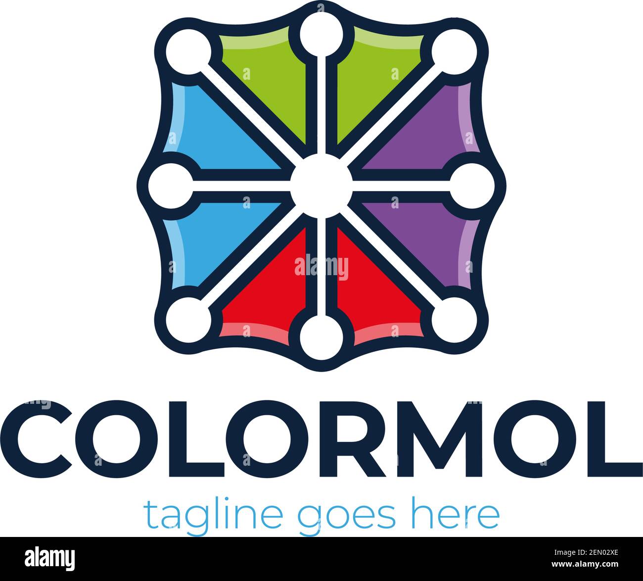 Molecule Vector Line Icon - Simple Thin Line Icon, Premium Quality ...