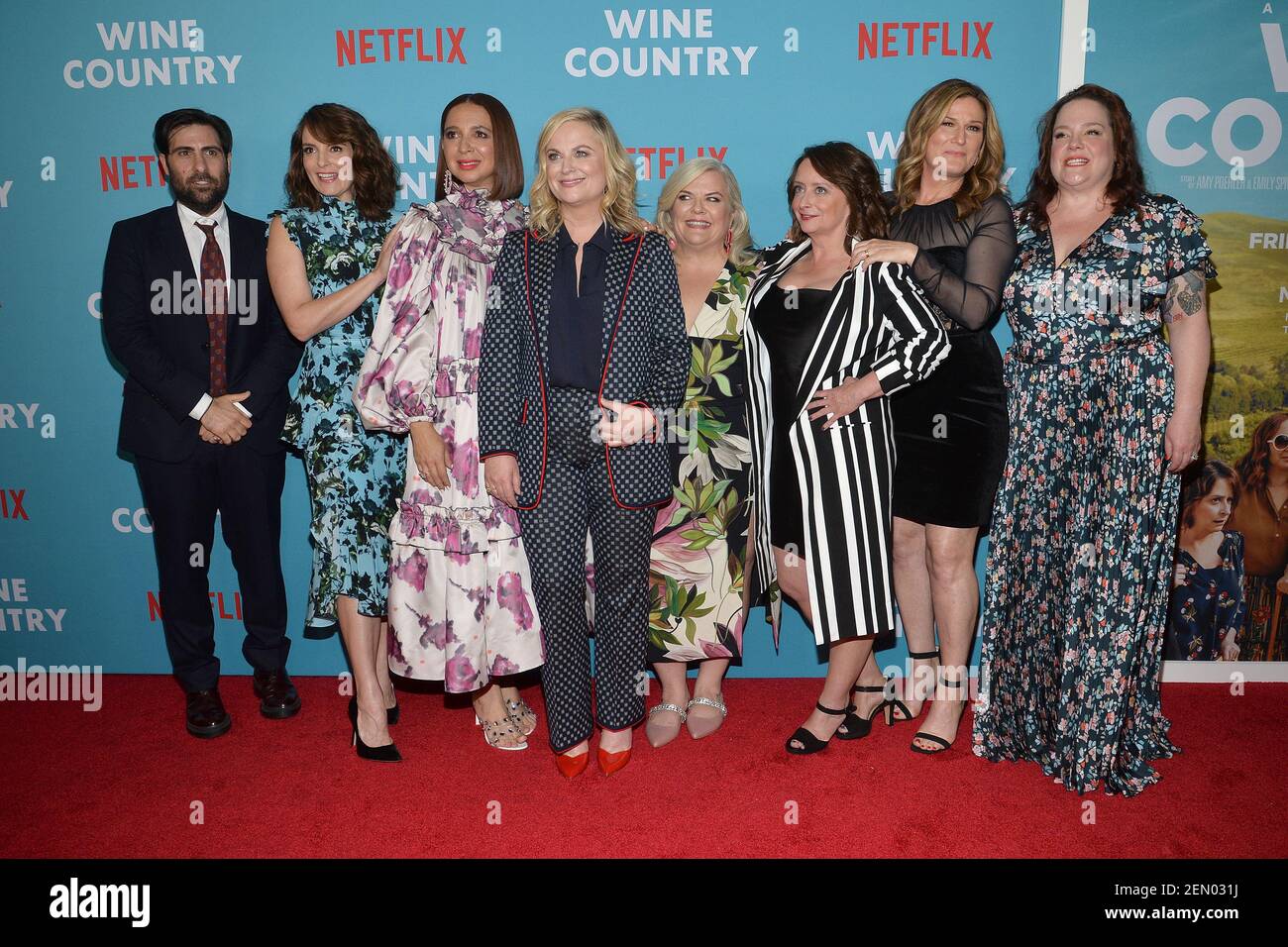 (L-R) Jason Schwartzman, Tina Fey, Maya Rudolph, Amy Poehler, Paula ...