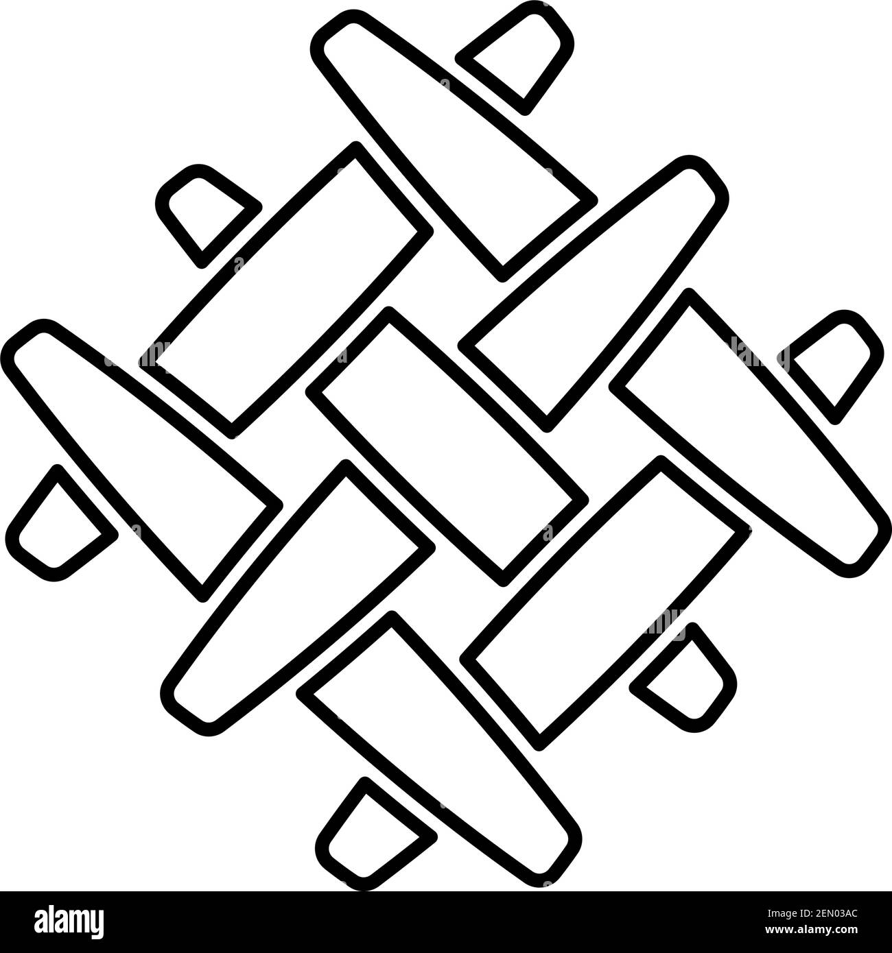 Vector logo design template for shop fabric, knitting, textile. Textile ...