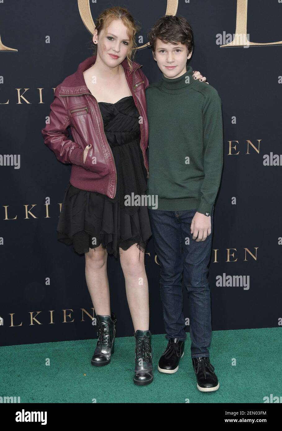 (L-R) Talitha Bateman and Gabriel Bateman at the "Tolkien" Los Angeles ...