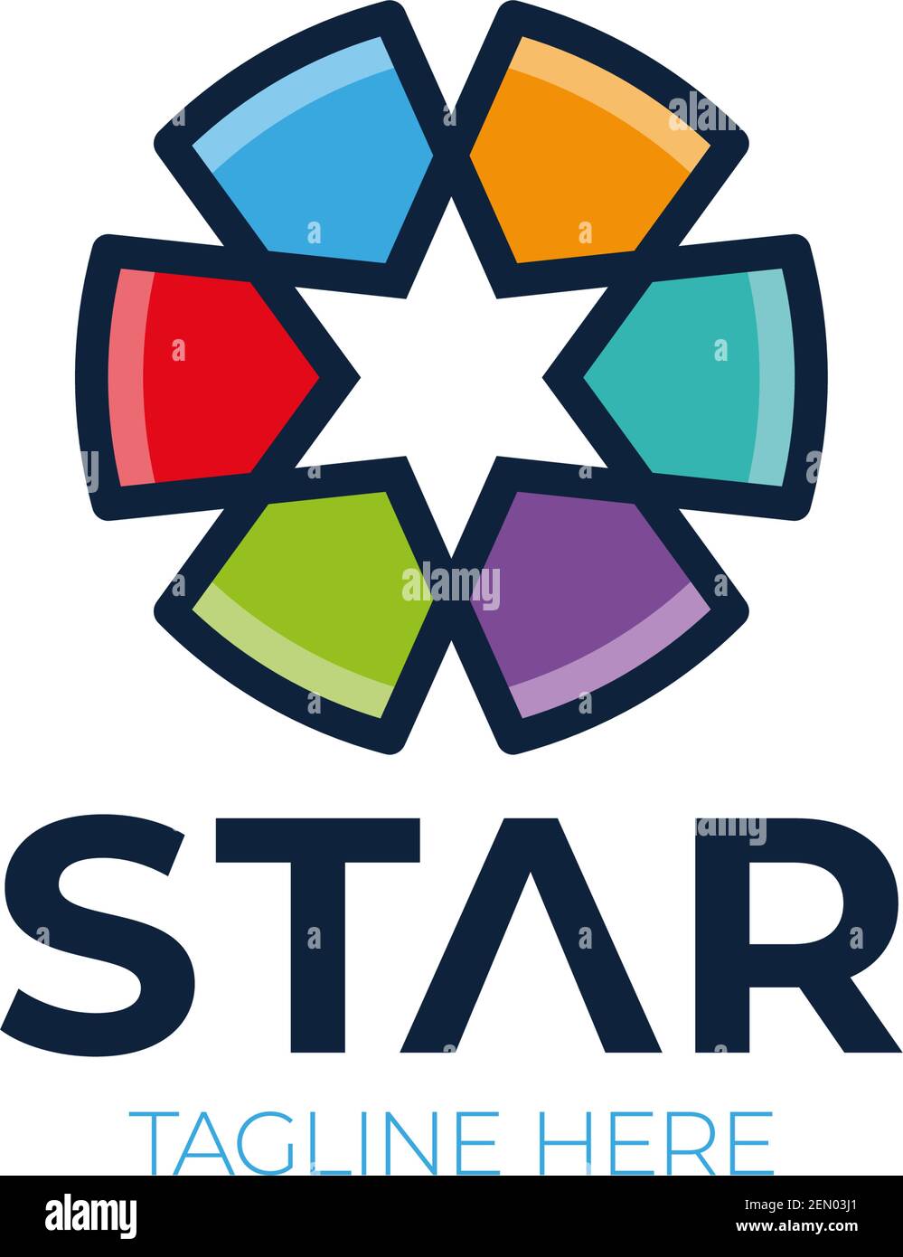 Abstract star vector logo icon design template elements. vector Awesome ...
