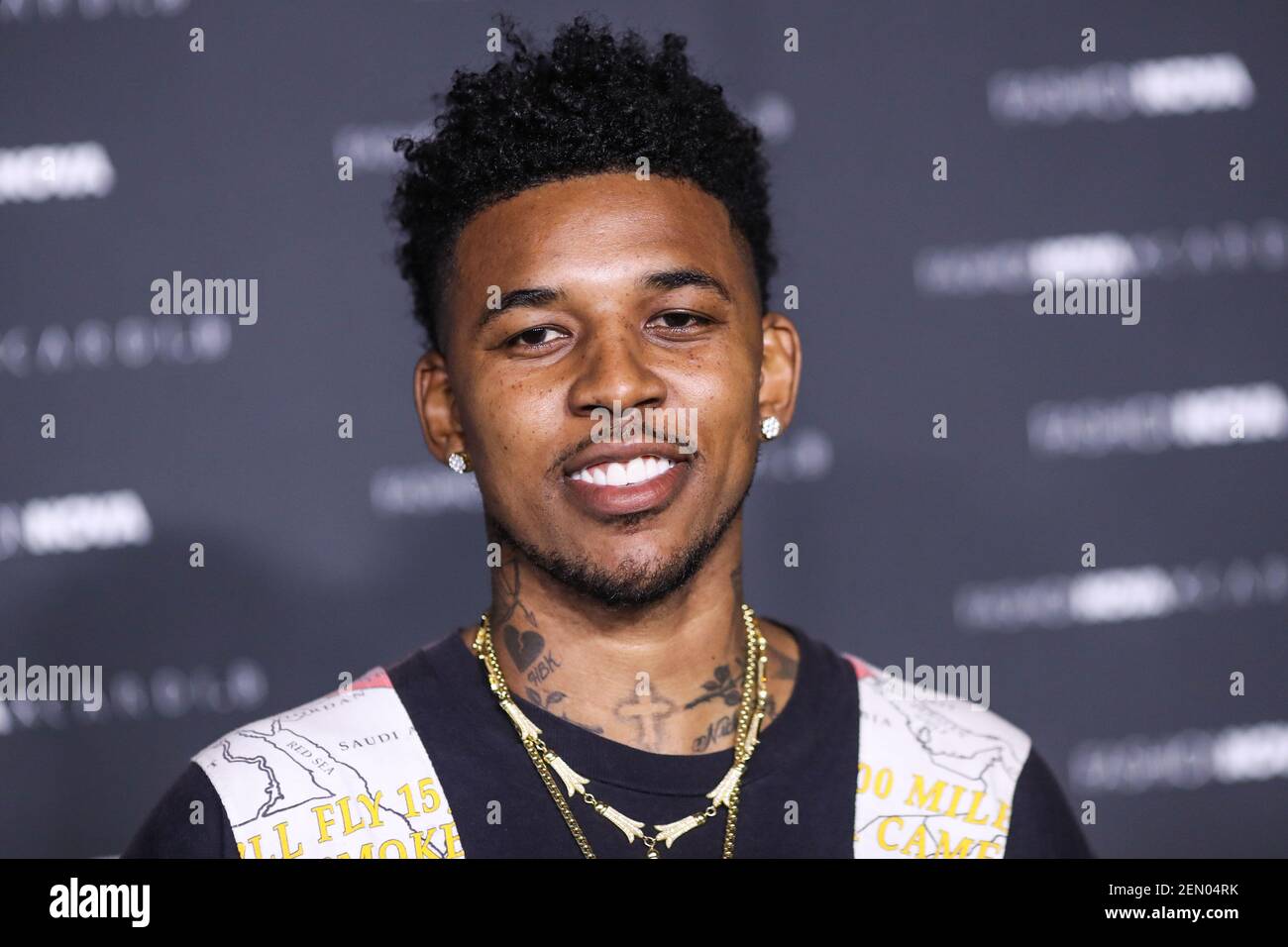 HOLLYWOOD, LOS ANGELES, CA, USA - MAY 08: Nick Young arrives at the ...