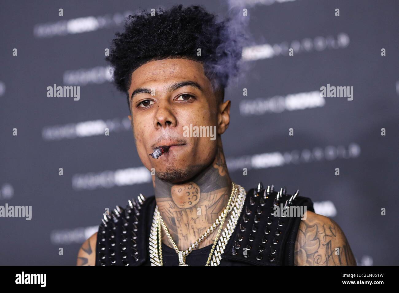 HOLLYWOOD, LOS ANGELES, CA, USA - MAY 08: Blueface arrives at the ...