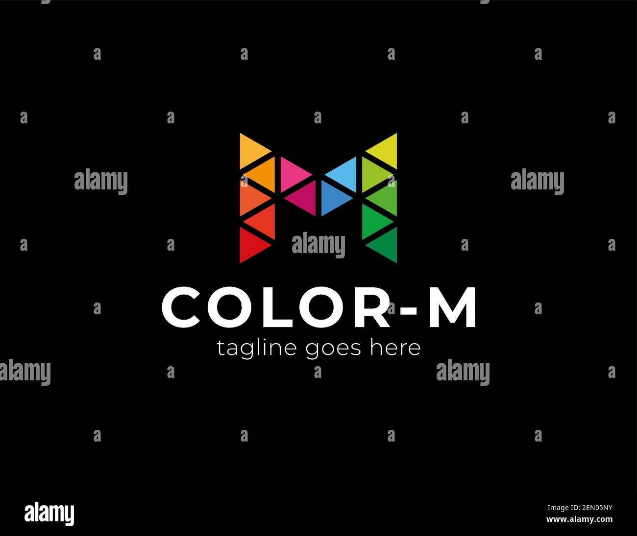 Creative poly letter m vector logo. Simple Modern stylish triangle poly ...